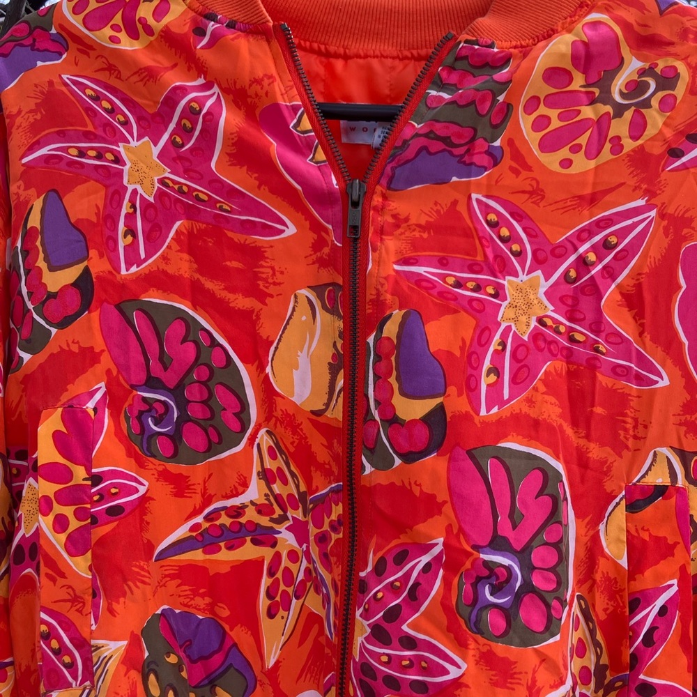 1990’s Vintage Bomber Jacket/Colorful - Gem